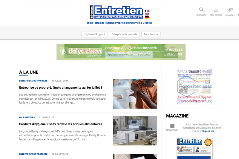 batiment-entretien.fr fait peau neuve ! - Hygiène & Propreté | Bâtiment ...