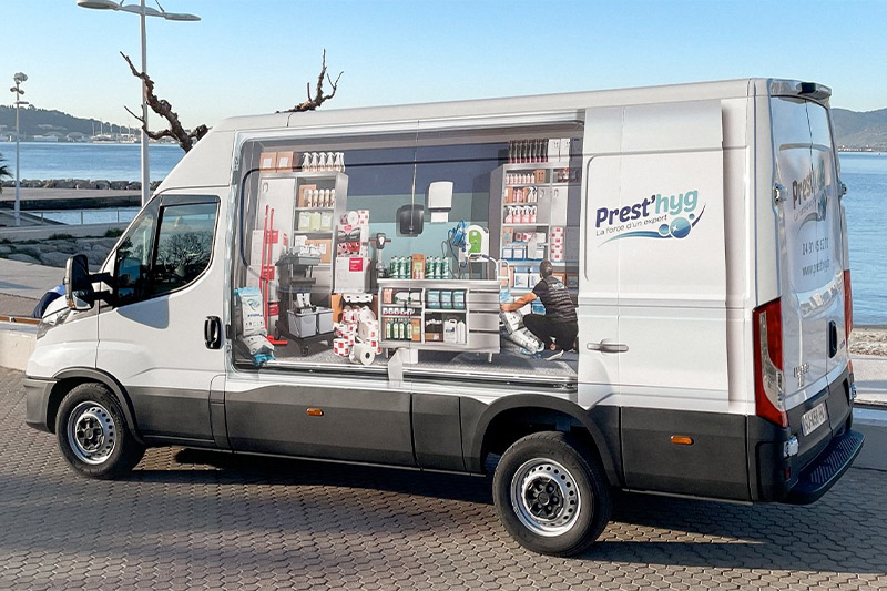 Prest'Hyg joue avec les trompe-l'œil - Hygiène & Propreté | Bâtiment ...